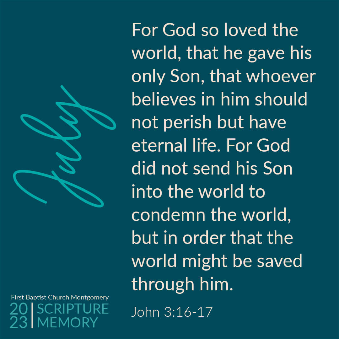 2023 Scripture Memory Challenge – First Baptist Church Montgomery